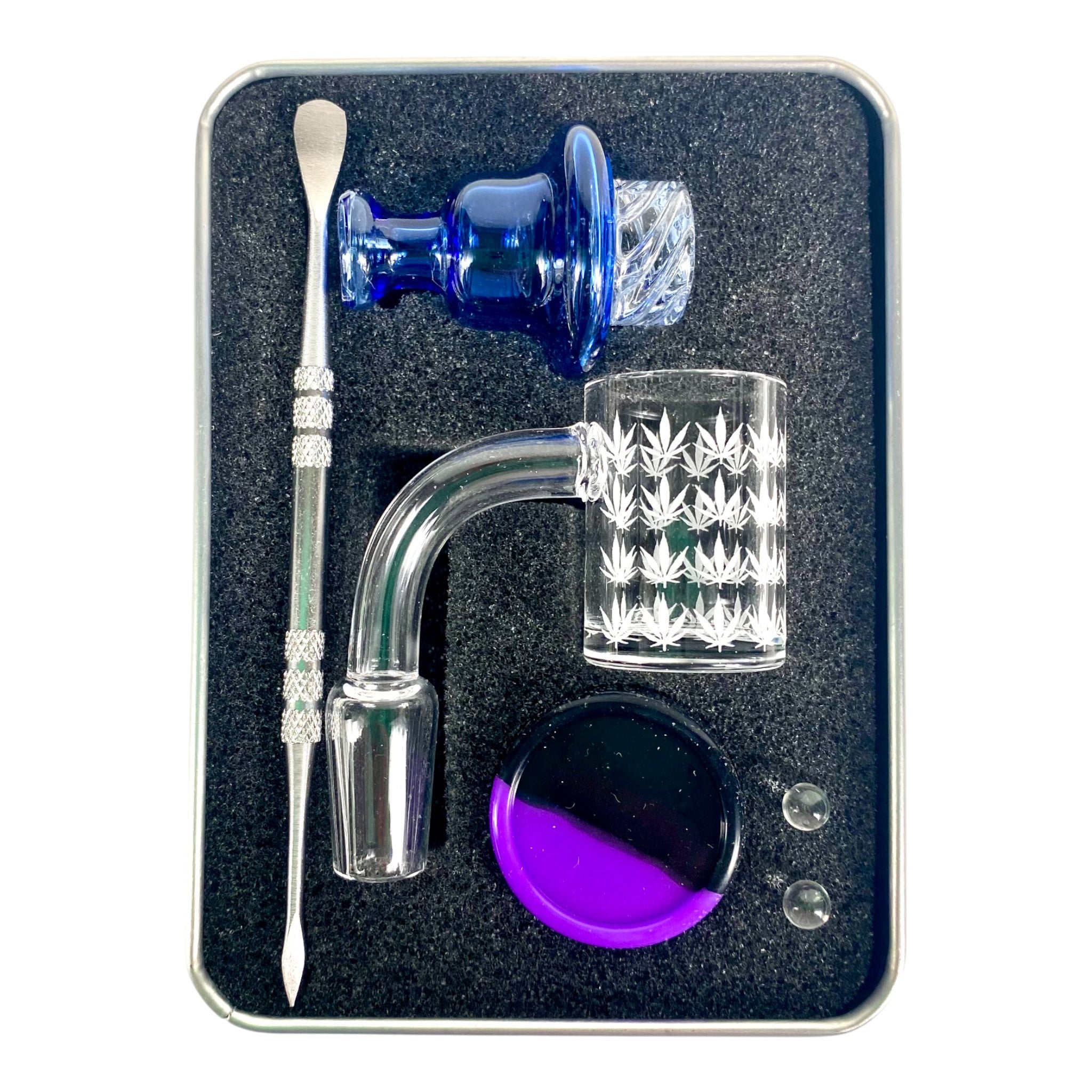 14mm Complete Dab Kit with Quartz Banger, Carb Cap & Dab Tool – The ...