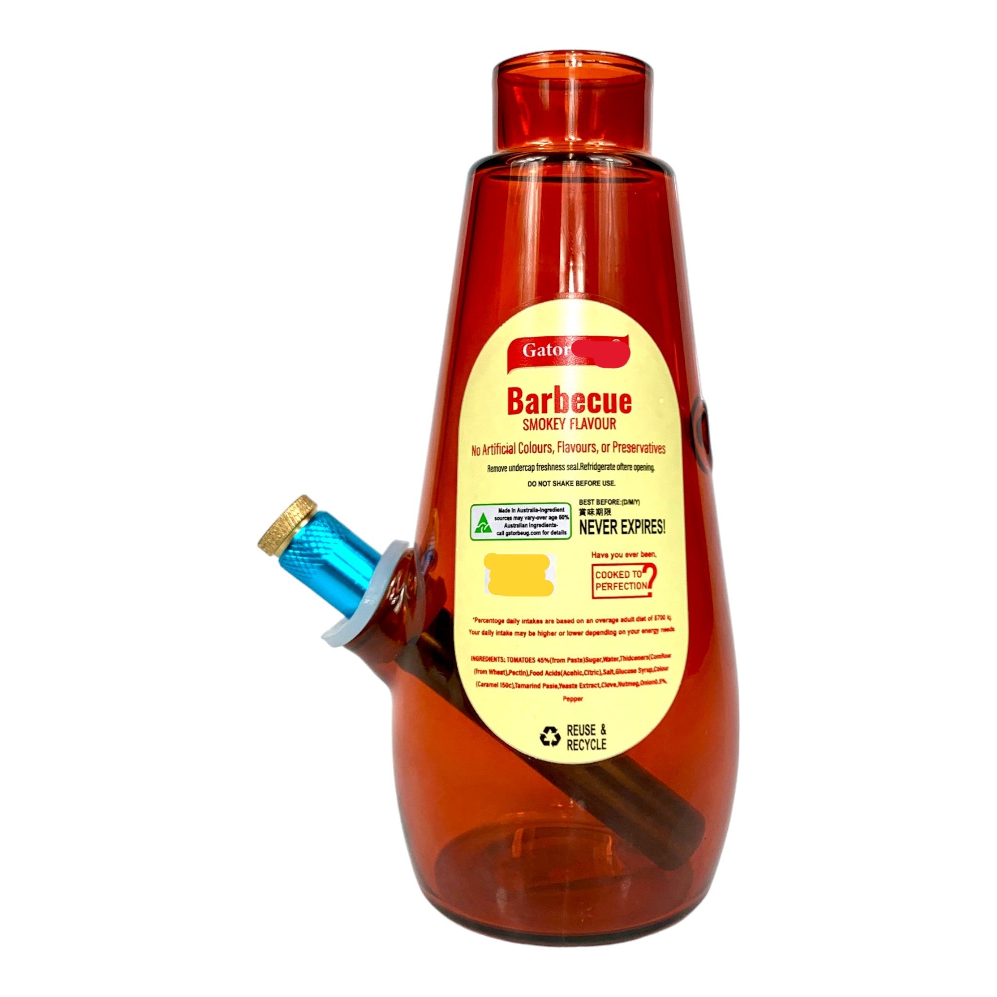 Glass Bong Metal Stem | The Bong Baron Australia