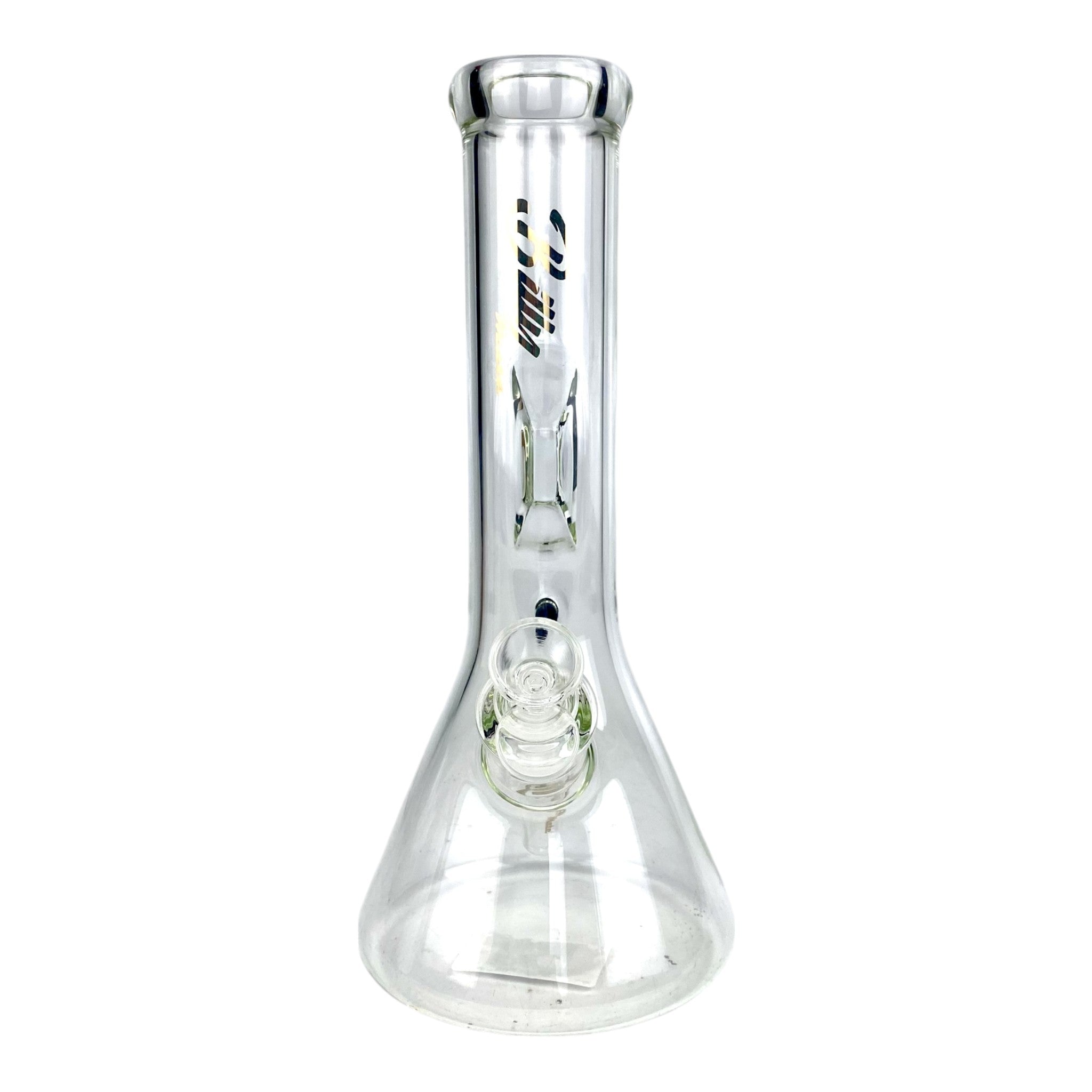 Billy Mate 30cm Glass Beaker Bong with Shotty – Clear – The Bong Baron