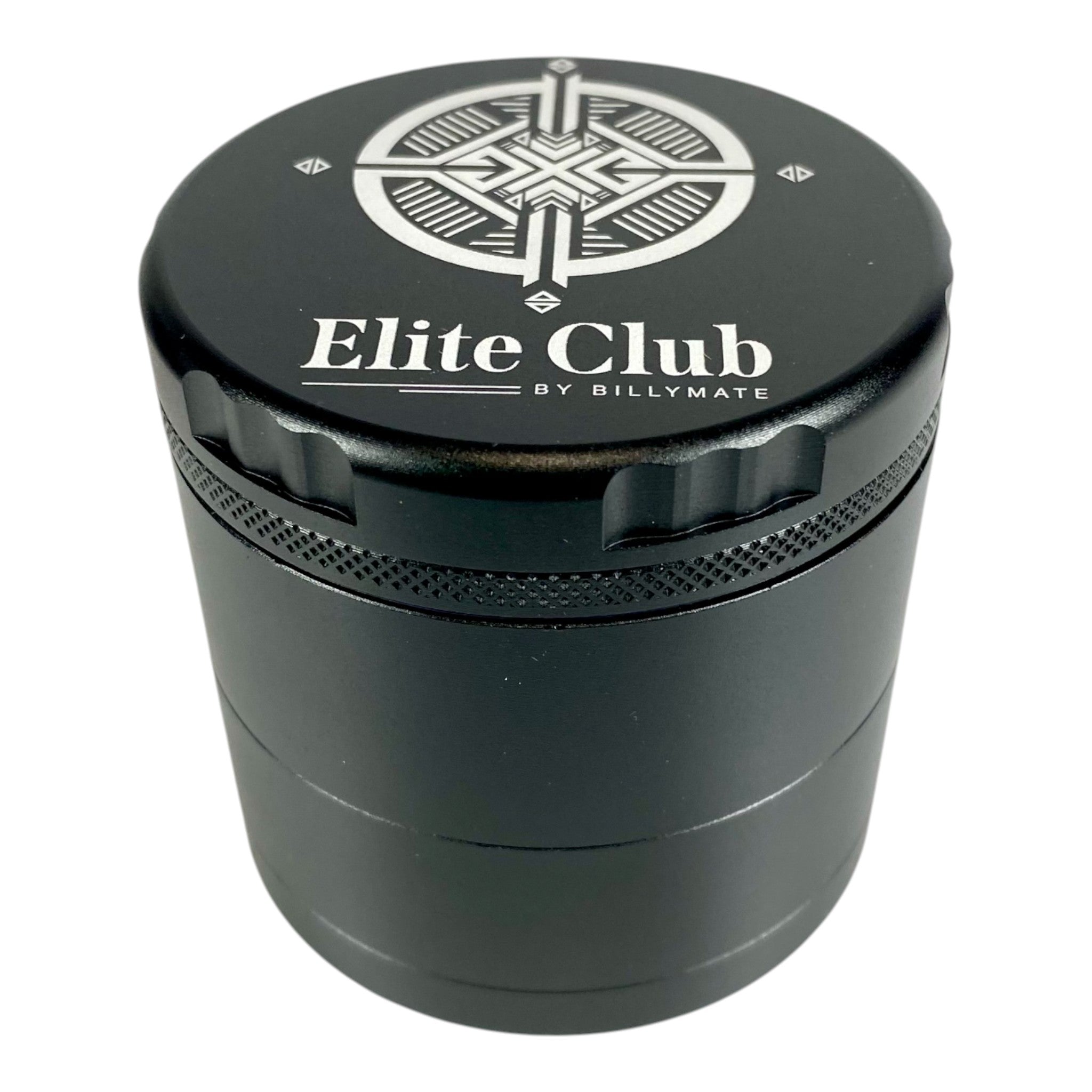 Elite Petal Tooth Grinder 63mm Black – Aluminium – The Bong Baron