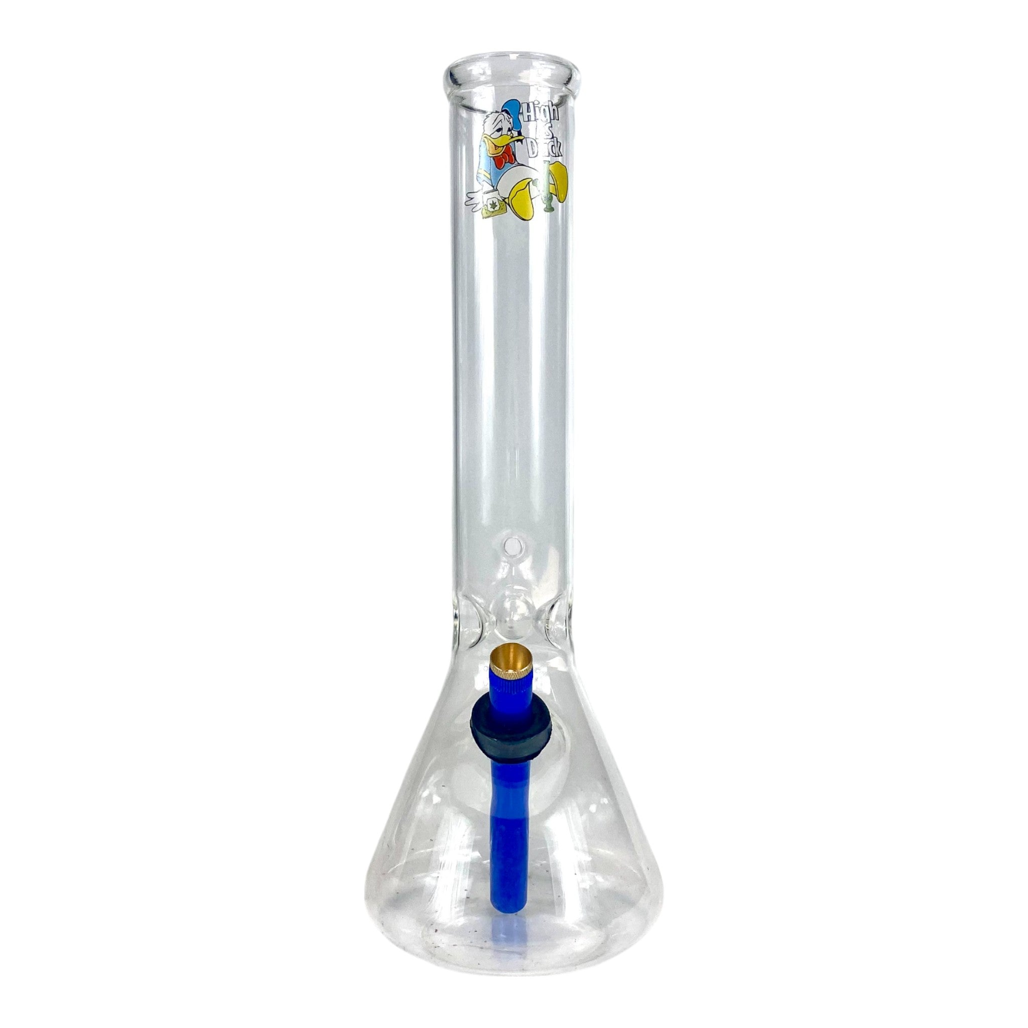 High as Duck Bonza Beaker Bong – 35cm Glass – The Bong Baron