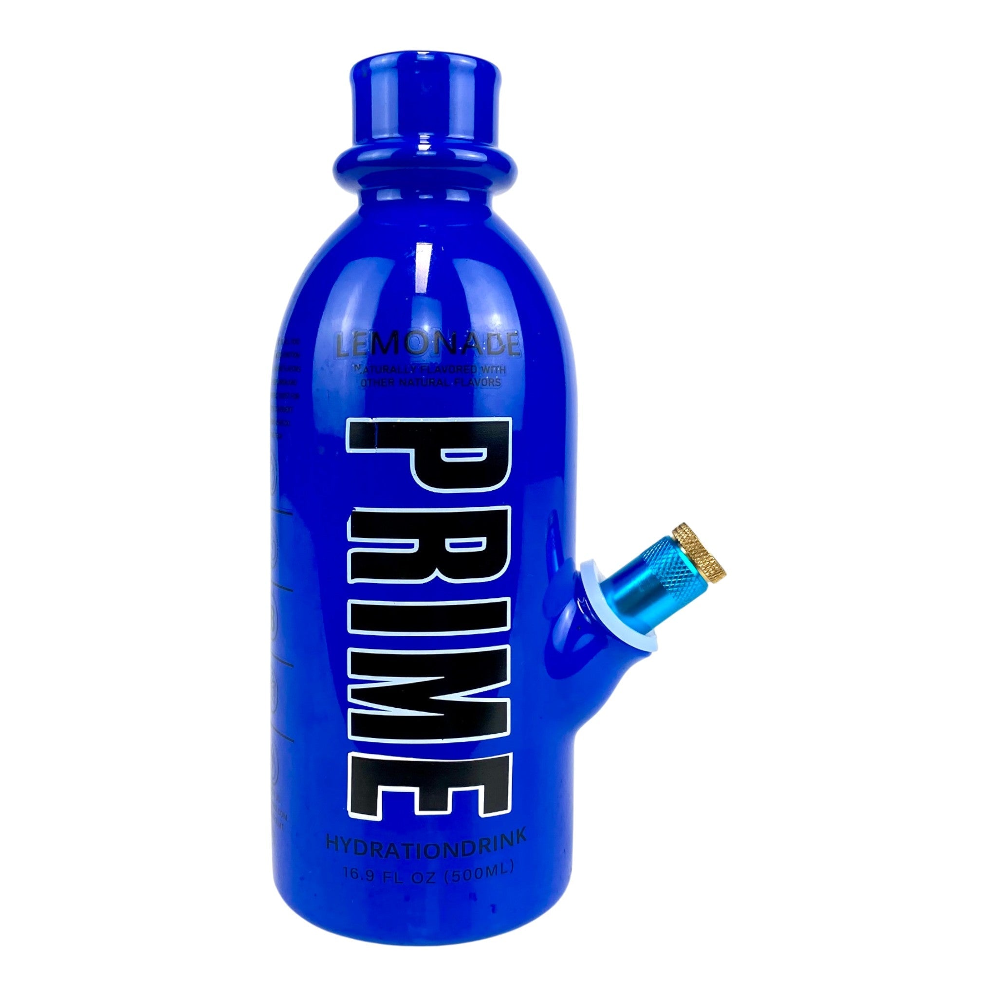 Prime Bong 20cm Blue | PRIME Bottle Novelty Bong – The Bong Baron